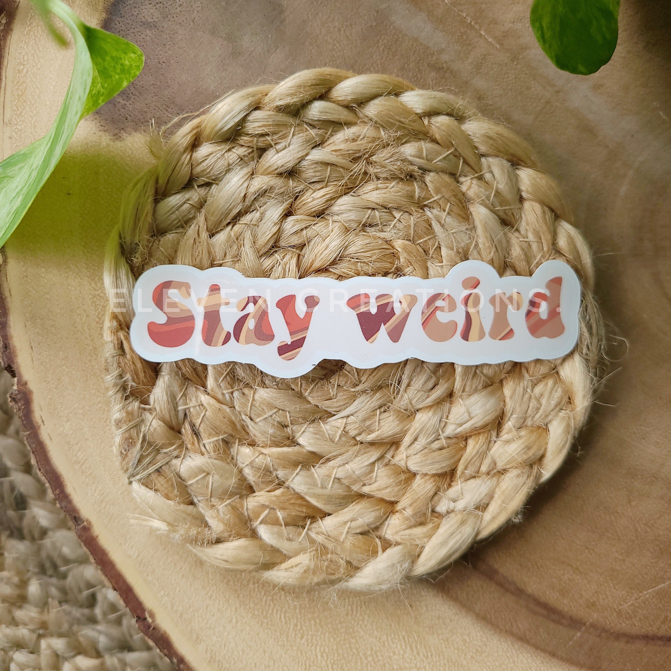 Art & Collectibles Stay cute & Transmute Waterproof Sticker Drawing ...