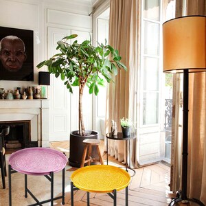 The Mia Duggal Series Light Purple Side Table 43 X 43 Cm - Etsy UK