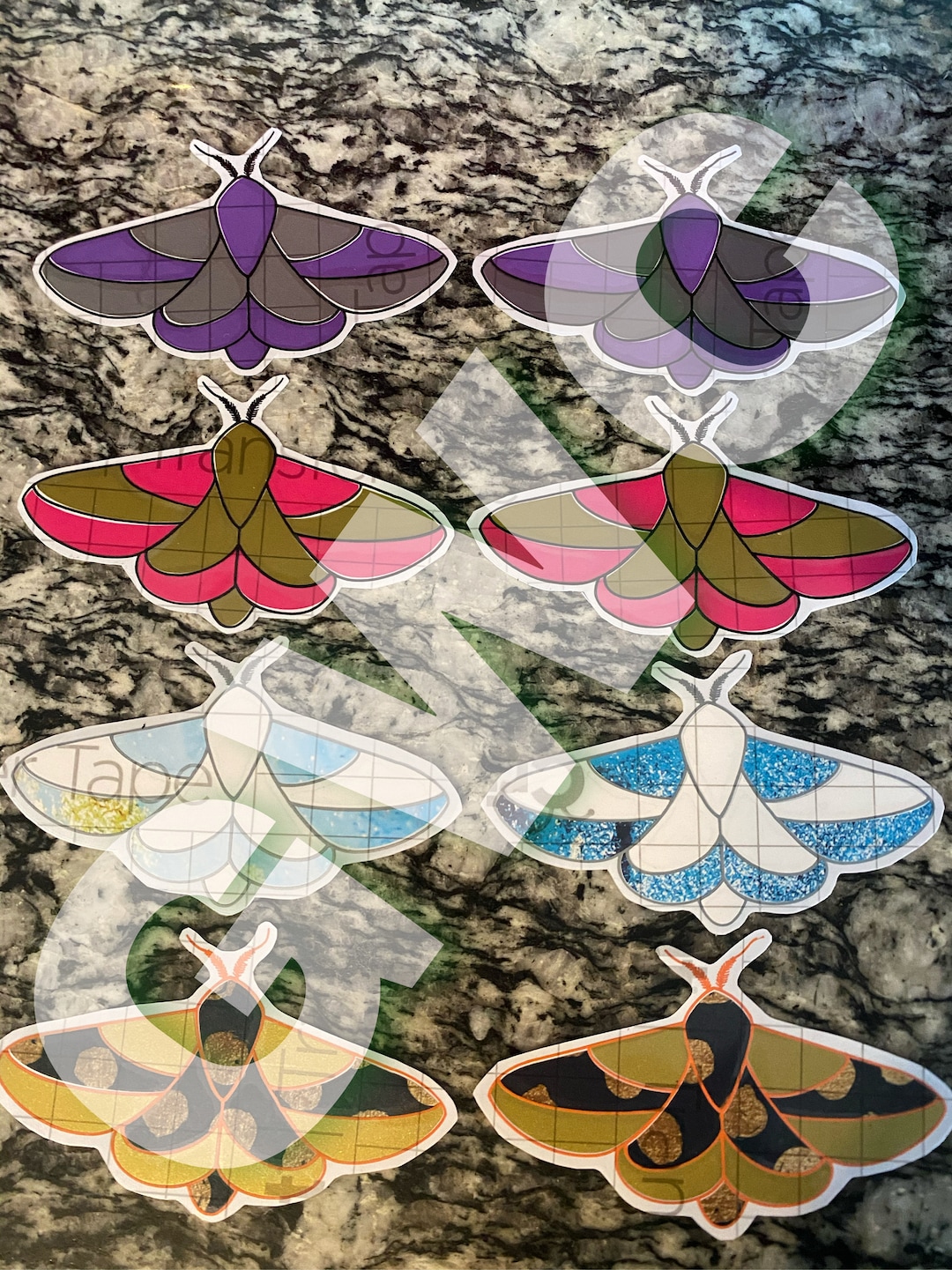 Vinyl Moth Stickers - Etsy