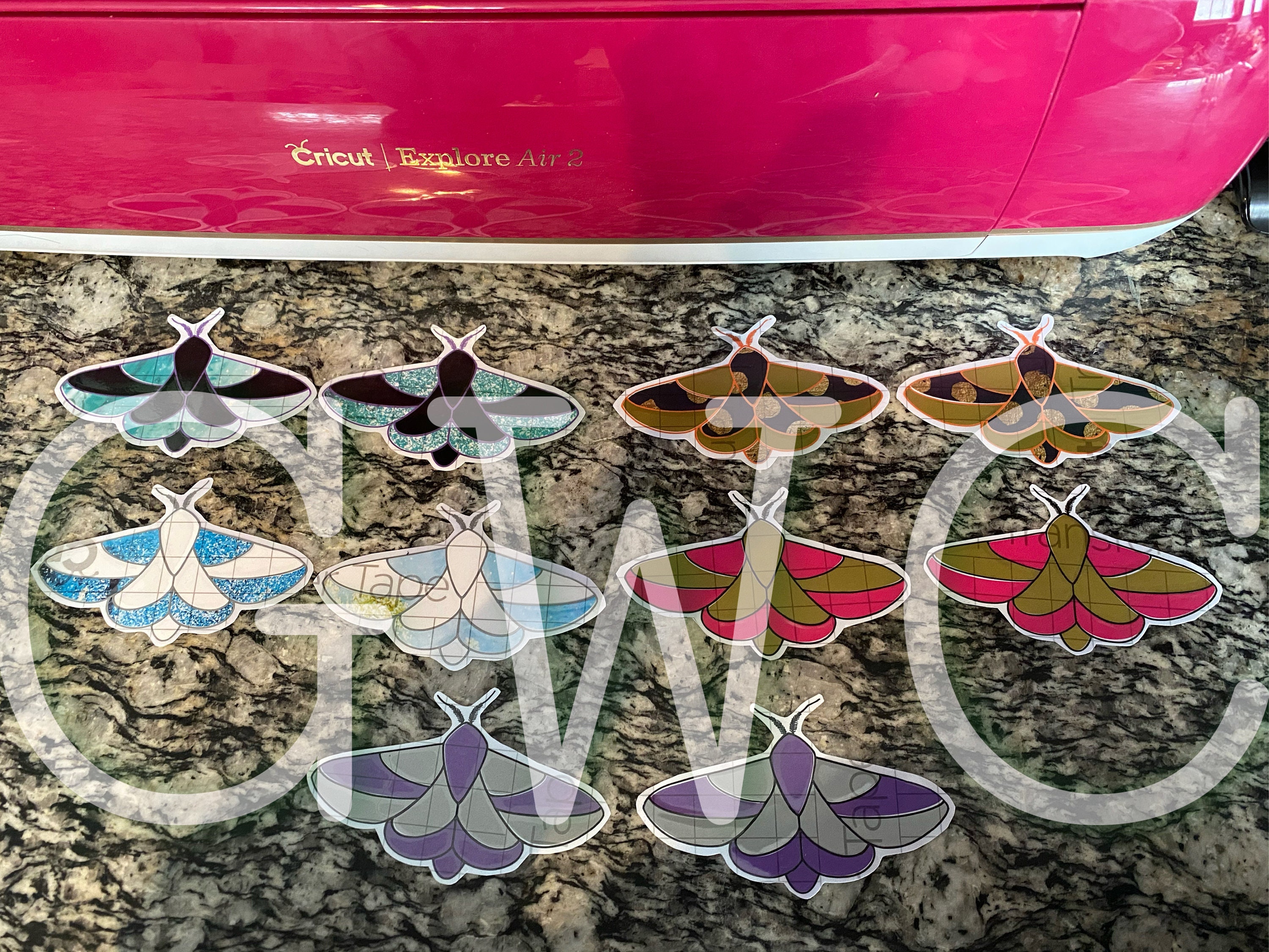 Vinyl Moth Stickers - Etsy