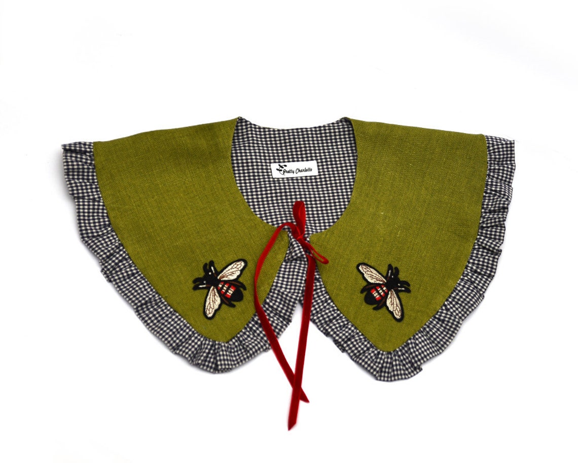 Detached Collar. Handmade. Recycling - Etsy