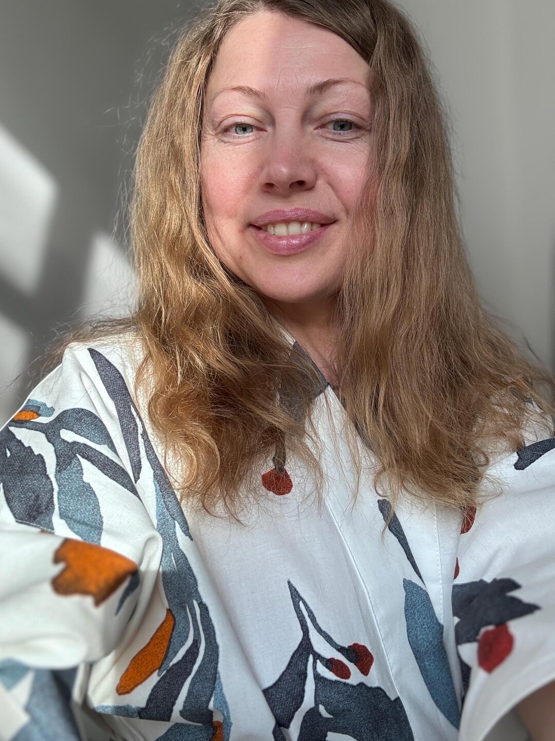 Japanese Style Kimono Robe 100% Cotton. Marimekko Fabrik - Etsy