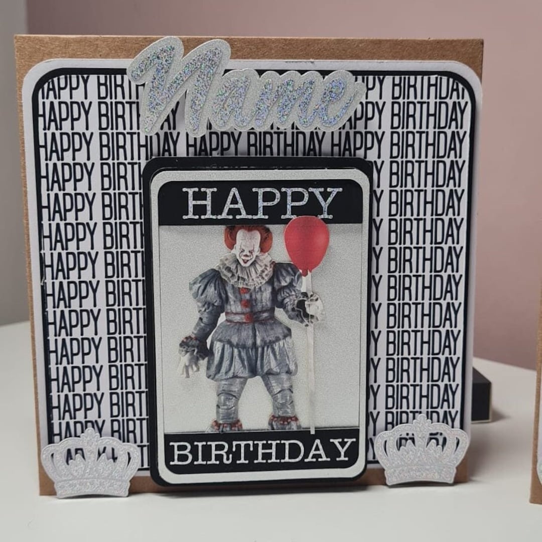 Pennywise Birthday Card - Etsy