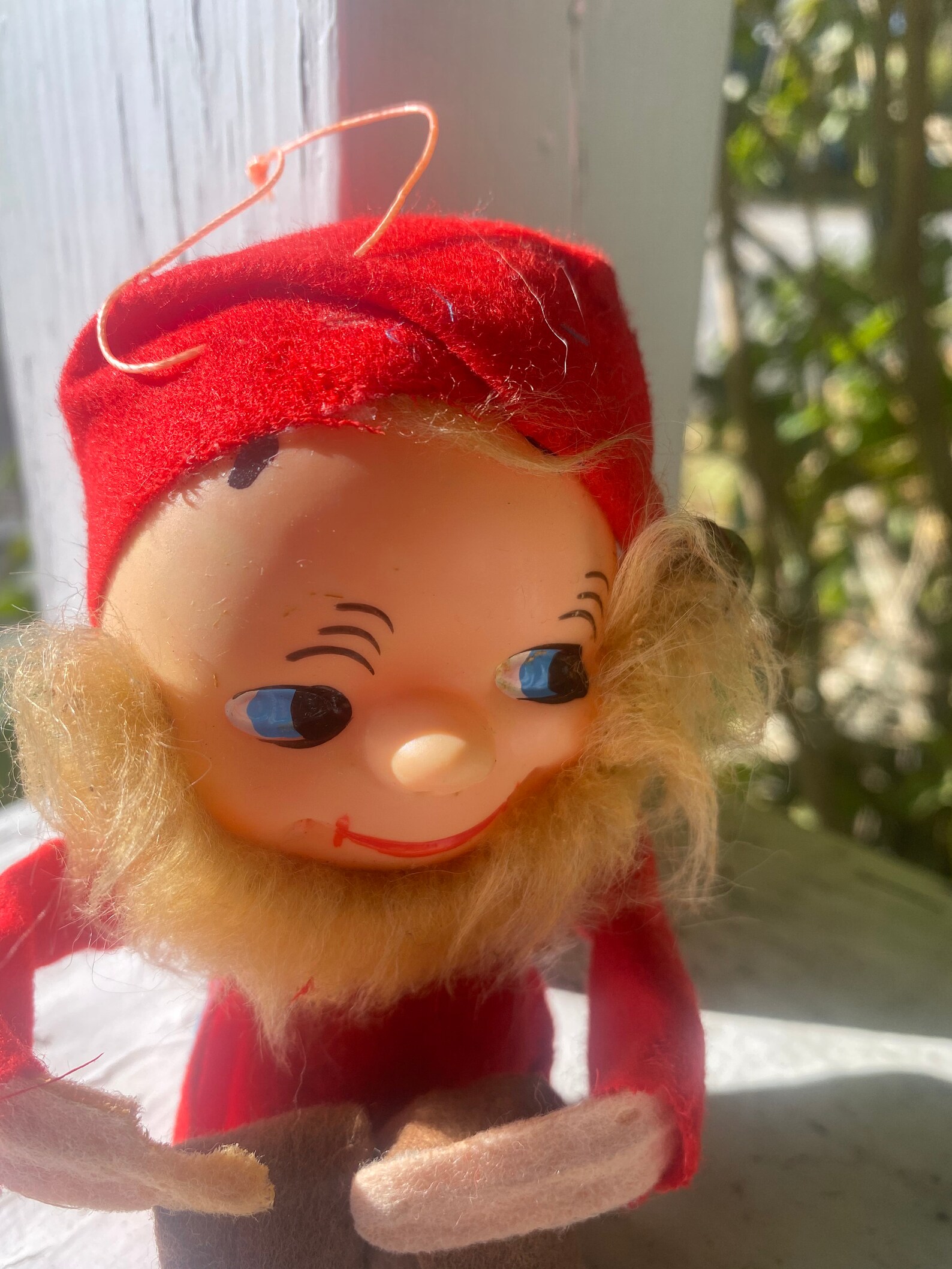 Vintage Knee Hugging Elf With Beard - Etsy