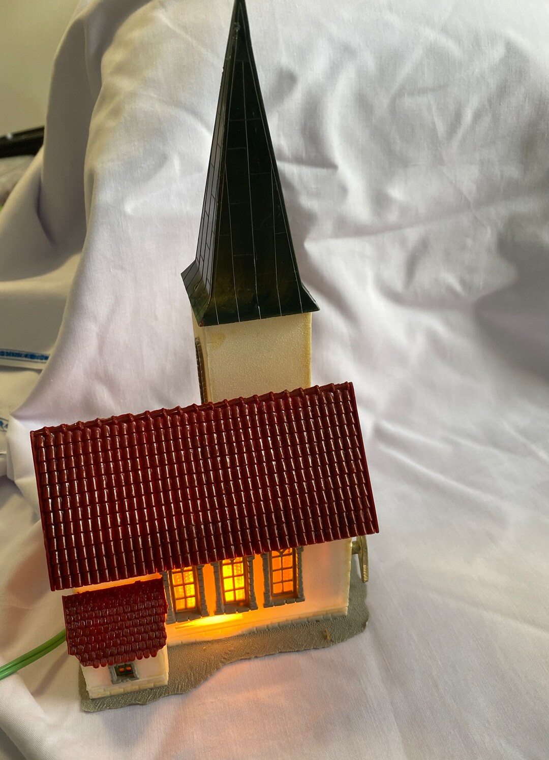 Vintage Light up Music Box, Christmas Church, Made in Hong Kong - Etsy