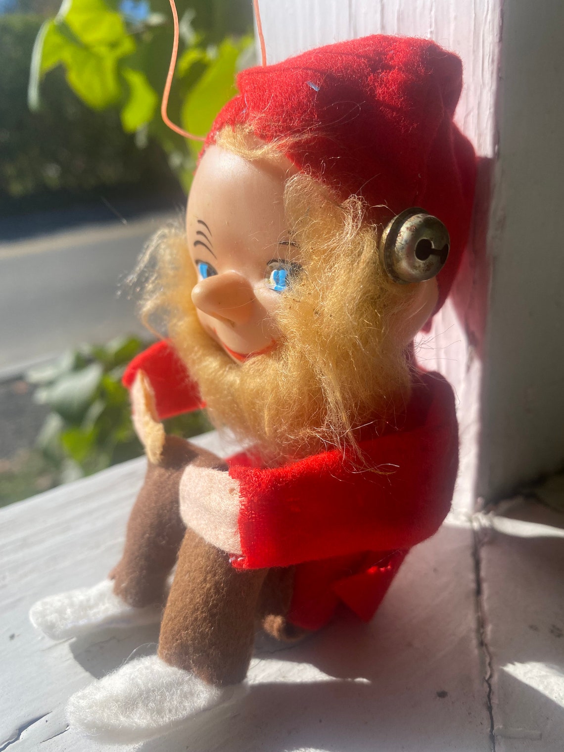 Vintage Knee Hugging Elf With Beard - Etsy