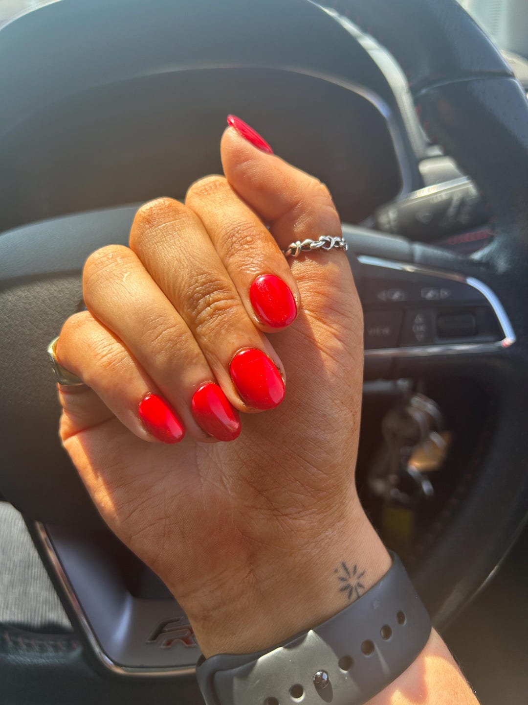 Luxe Valentines Red Gel Nails,custom Press on Nails,reusable Nails ...