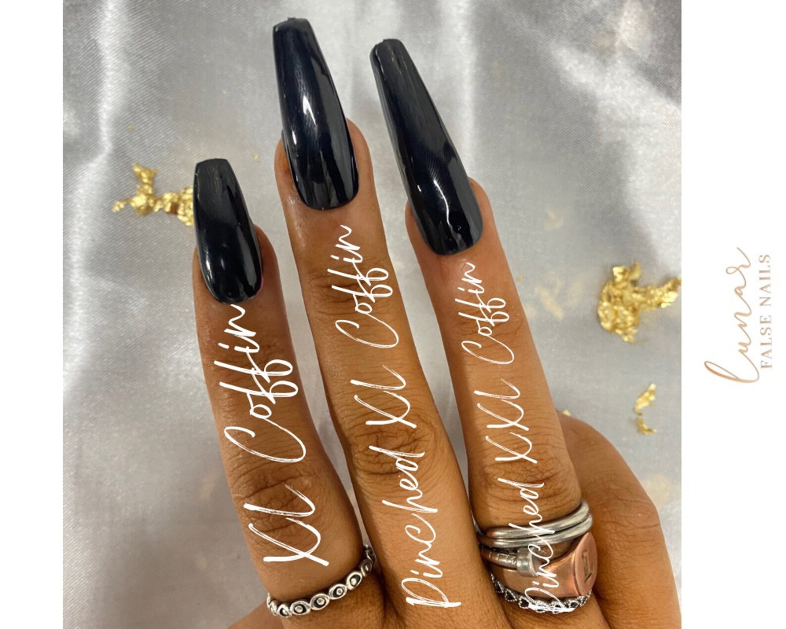 Nail Sizing Kit 12 Nail Shapes Short Medium Long XL - Etsy UK