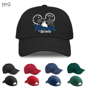 Disneyland Squad Baseball Cap, Disneyworld Mickey & Minnie Cap ...