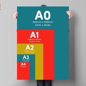 Watercolour Cat Poster Portrait Styled Large Wall Art Poster Perfect ...