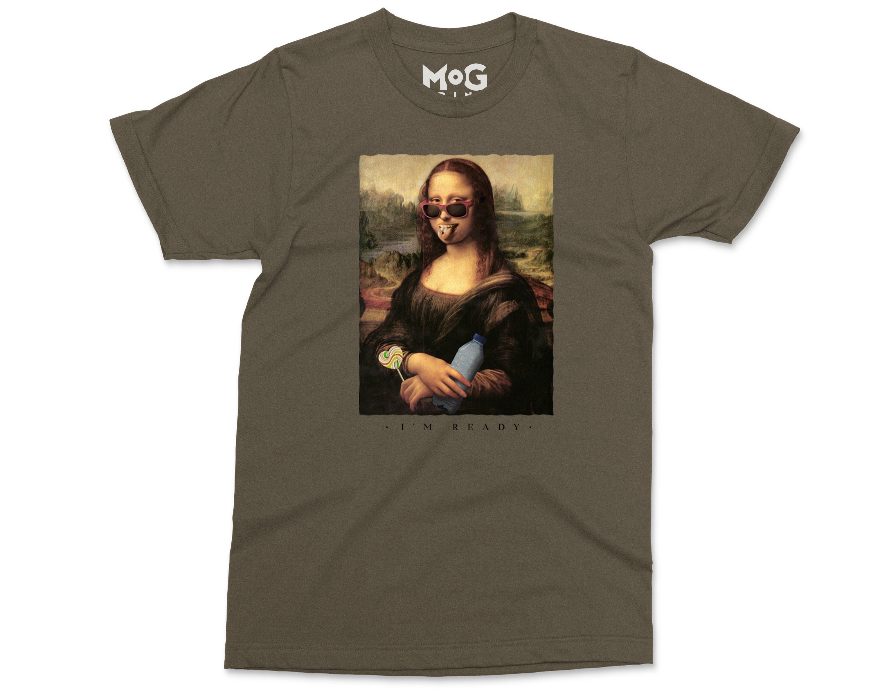 Funny Mona Lisa T-shirt Mona Lisa Party Urban Art Streetwear - Etsy