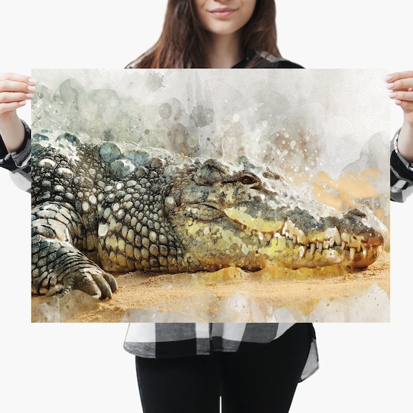 Crocodile Print - Etsy