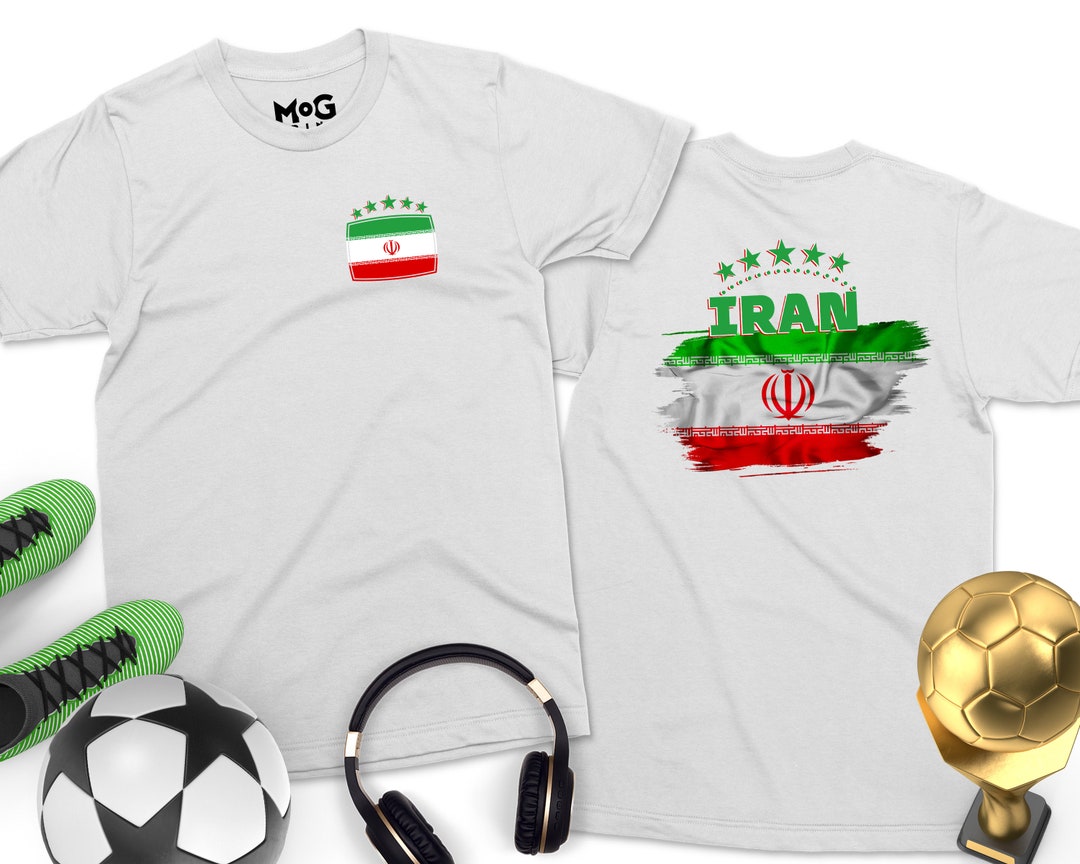 Iran Football Cup Team T-shirt Men Womens & Kids 2023 Iran - Etsy