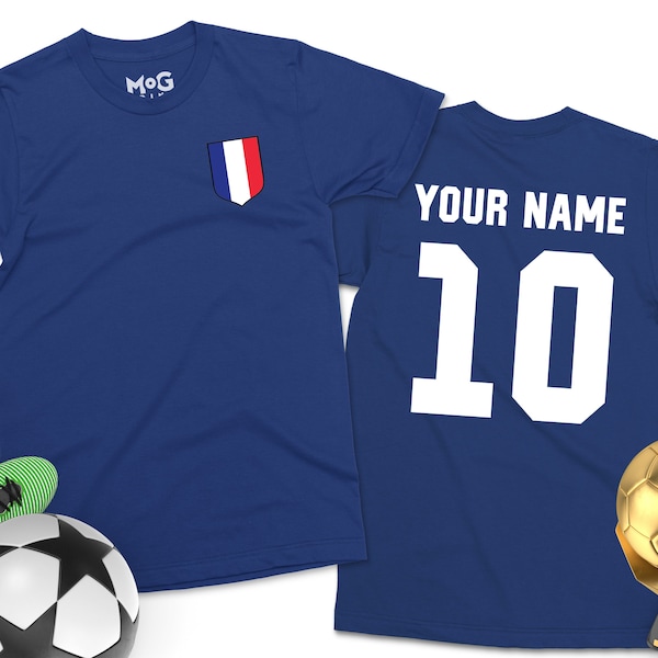 Personalised France Football Shirt