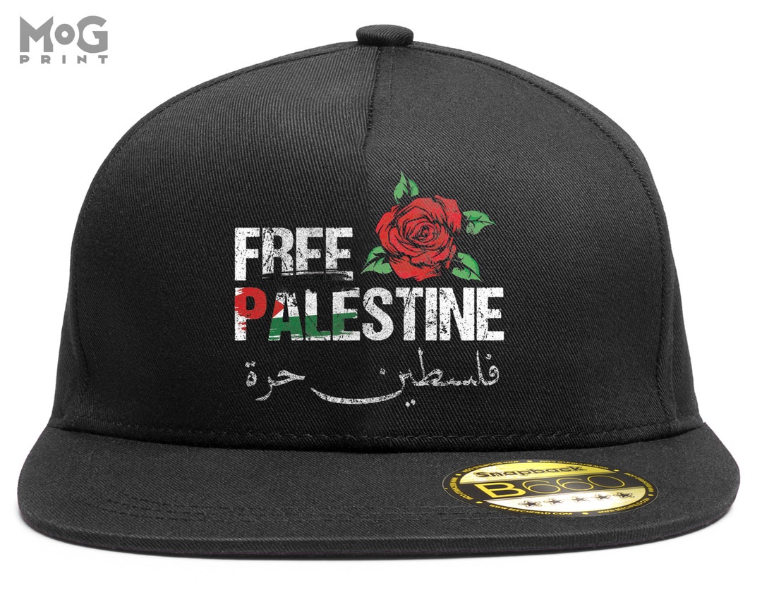 Free Palestine Snapback Palestinian National Flag Country Pride Arabic ...