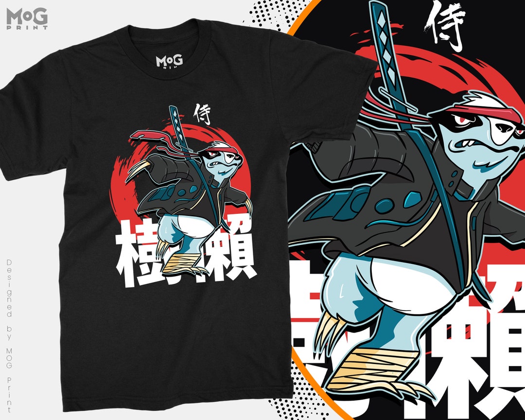Japanese Slayer Sloth T-shirt Anime Manga Art Kanji Text Cosplay Outfit ...