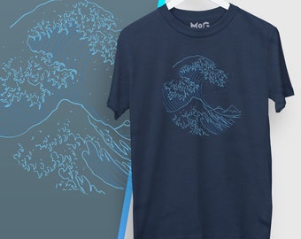 Horror Dinosaur Cat the Great Wave off Kanagawa Catzilla Ocean Meme ...