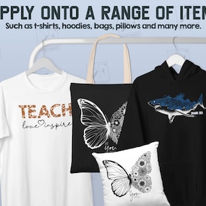 Custom Iron on Heat Transfers, DIY T-shirt Heat Transfer Ready to Apply ...