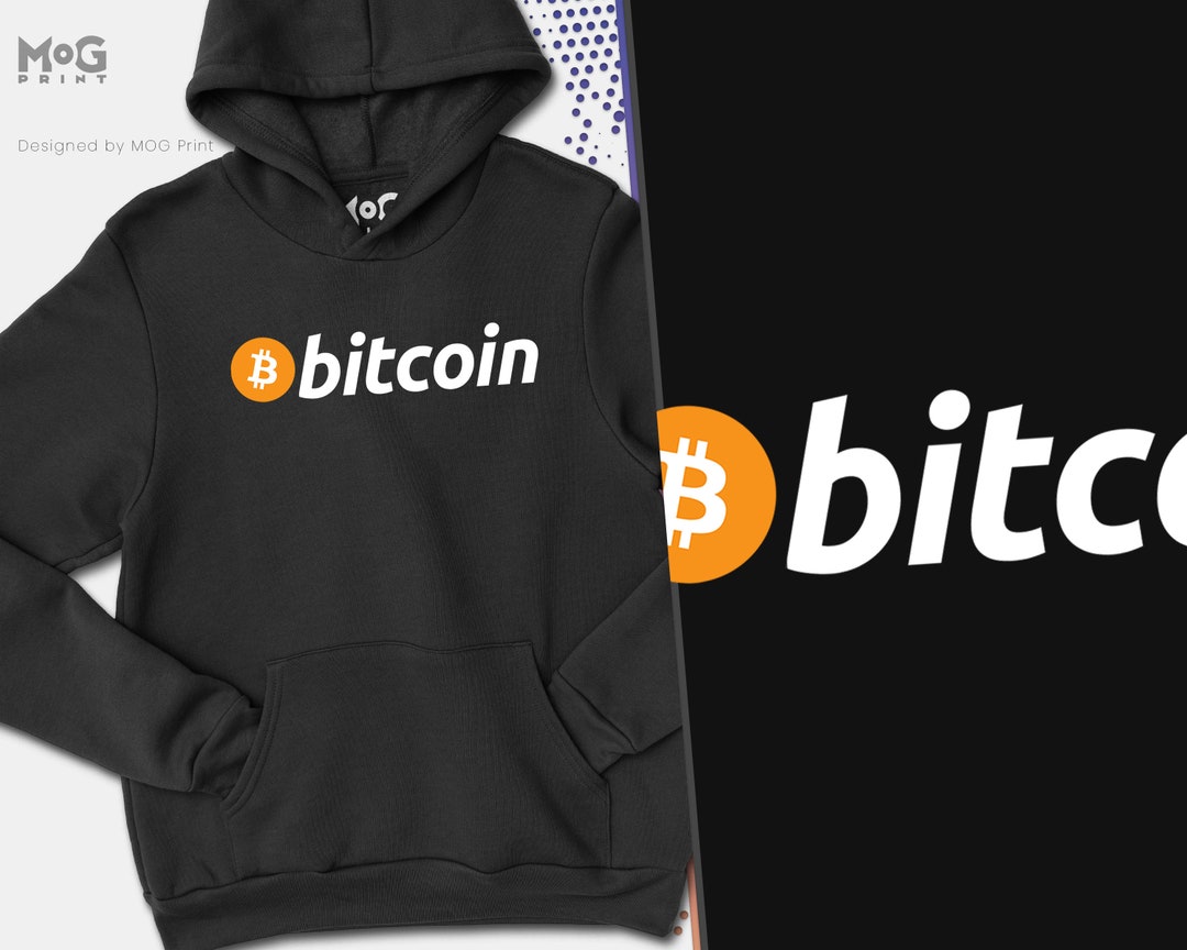 Bitcoin Logo Hoodie Bitcoin Sweatshirt BTC Crypto Coin Cryptocurrency ...