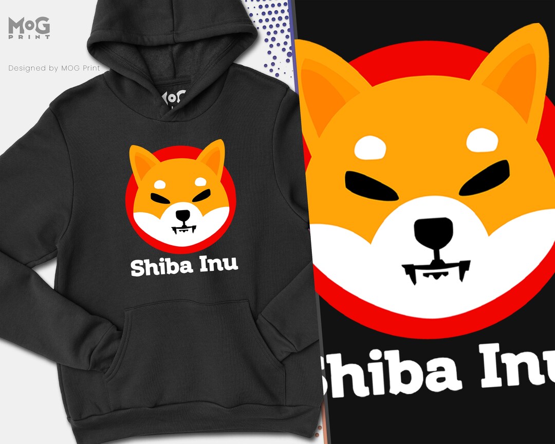 Shiba Inu Logo Hoodie Cryptocurrency SHIB Funny Dog Coin | Crypto Shiba ...