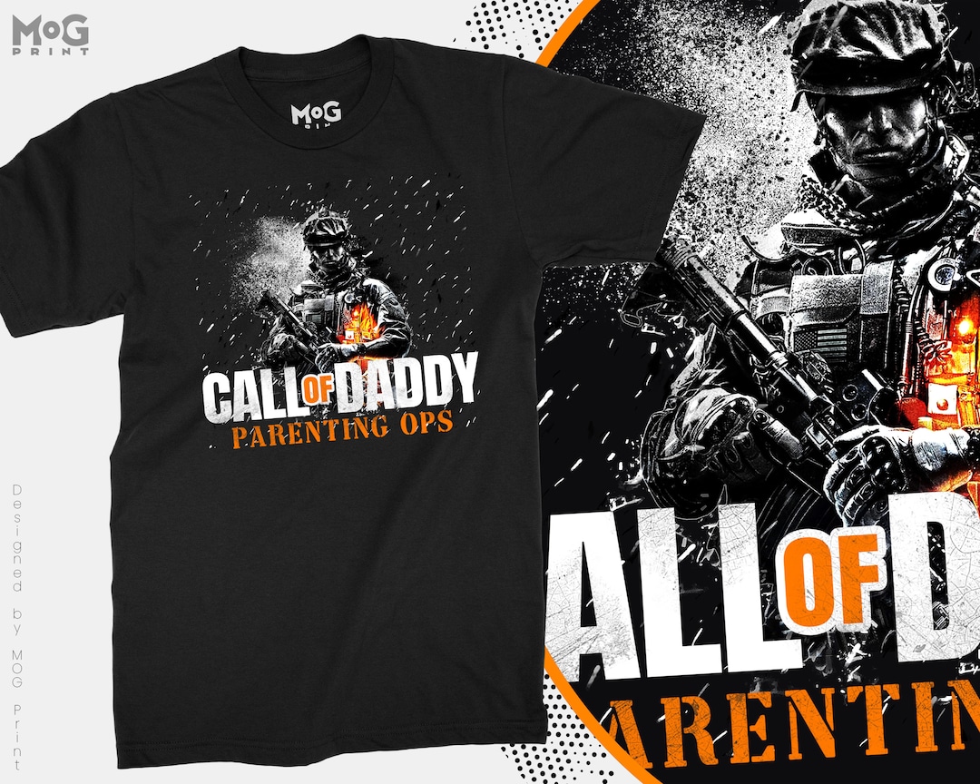 Call of Daddy T-shirt – Funny Gamer Top for Gaming Dad – Parenting Ops ...