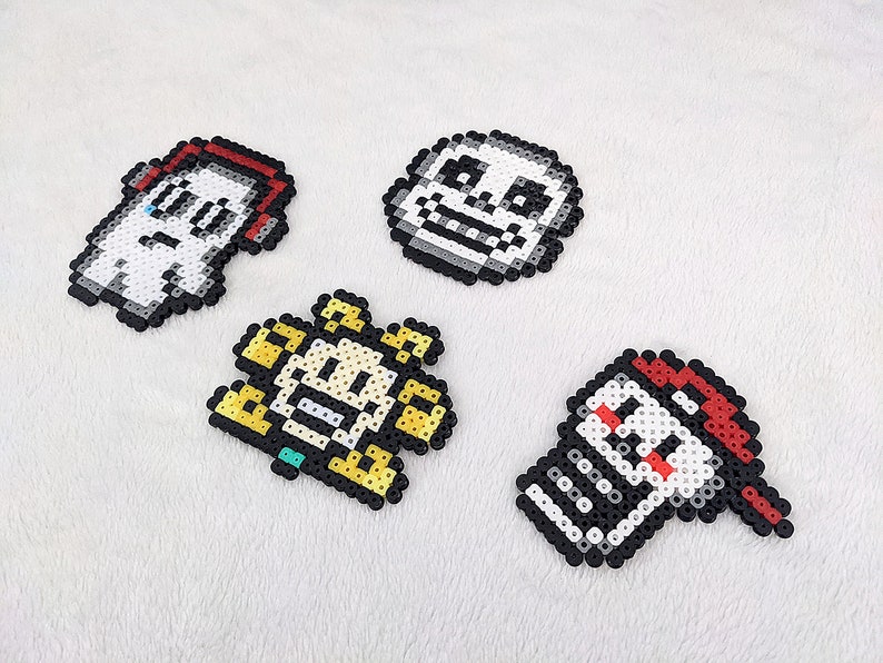 Undertale 8 Bit Monsters Pixel Art Set - Bead Art - Gifts for Kids ...
