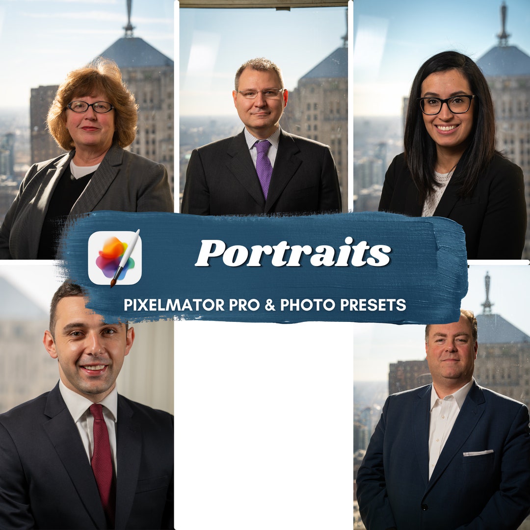 Portraits - Pixelmator Pro & Pixelmator Presets (adjustments) - Etsy