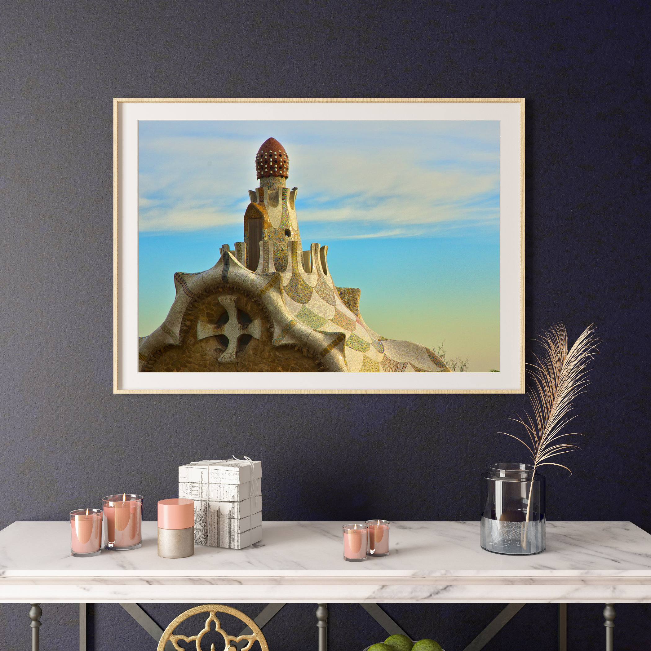 Barcelona Gaudi Print, Barcelona Gaudi Wall Art Decor, Barcelona Gaudi ...