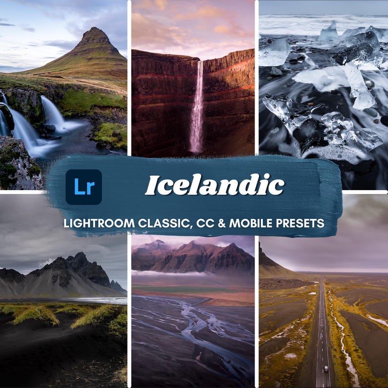 Icelandic Dream Lightroom Presets Transform Your Photos Into Nordic Magic - Etsy