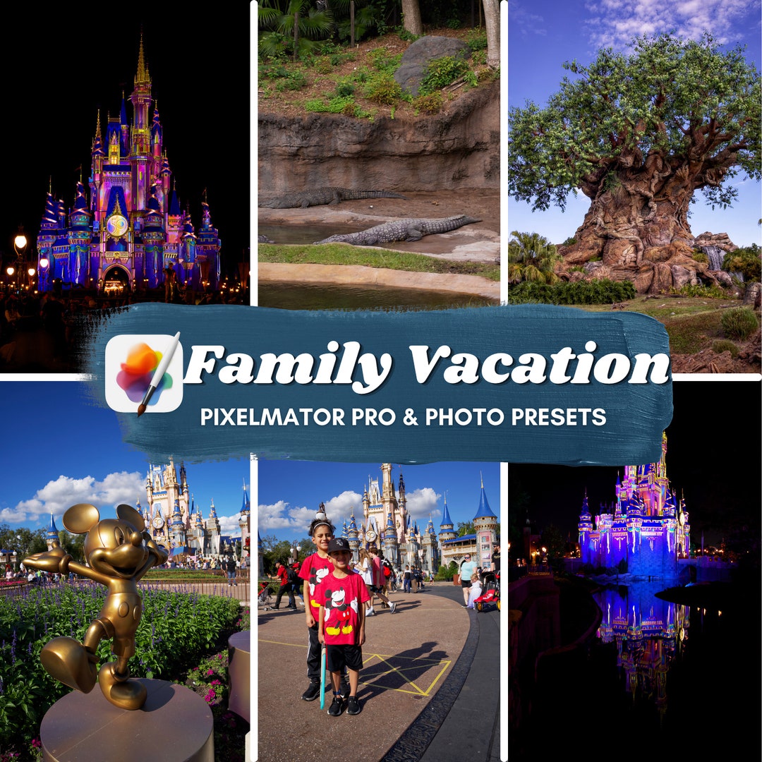 Family Vacation - Pixelmator Pro & Photomator Presets (adjustments ...