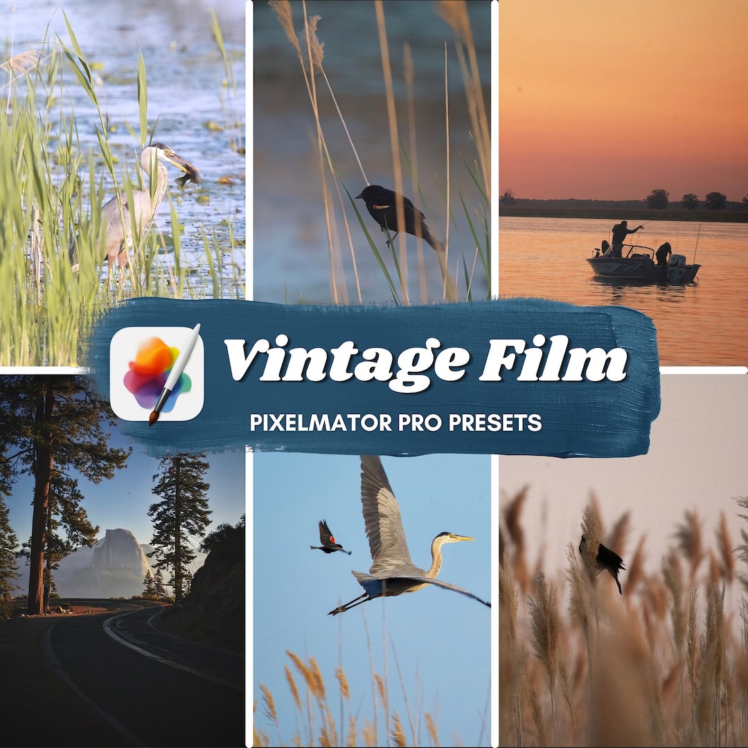 Vintage Film - Pixelmator Pro Presets (adjustments) - Etsy