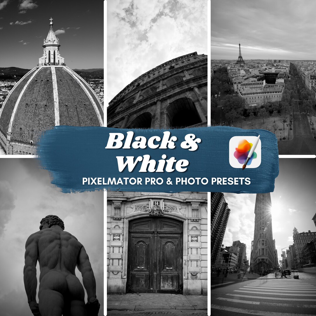 Pixelmator Pro & Photomator Black and White Photography Presets ...