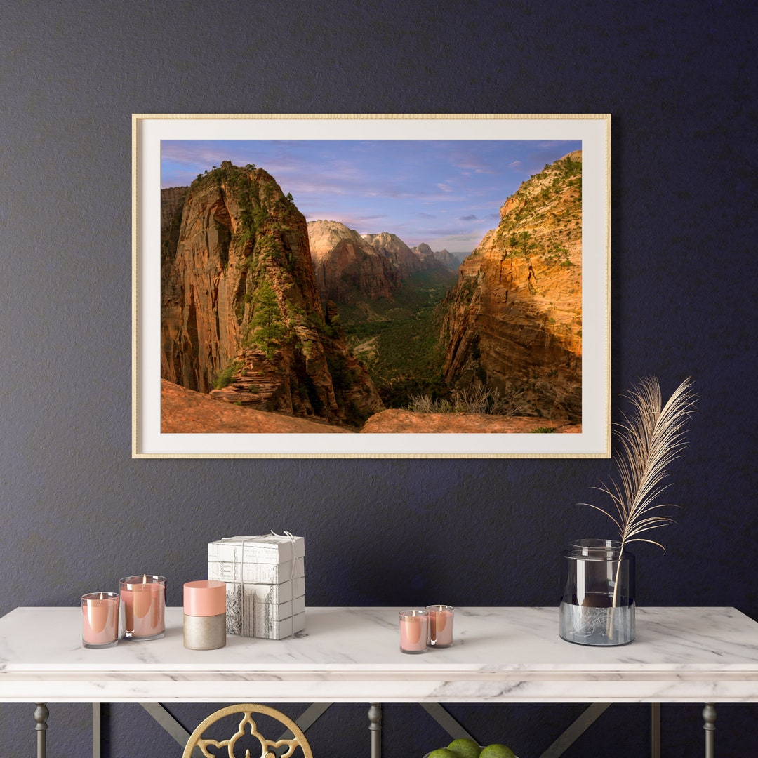 Scout’s Landing - Zion National Park - National Park Poster, National ...