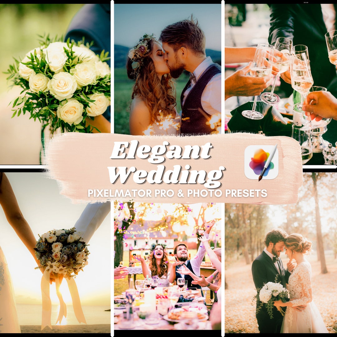 Pixelmator Pro & Photomator Presets (adjustments) - Elegant Wedding ...