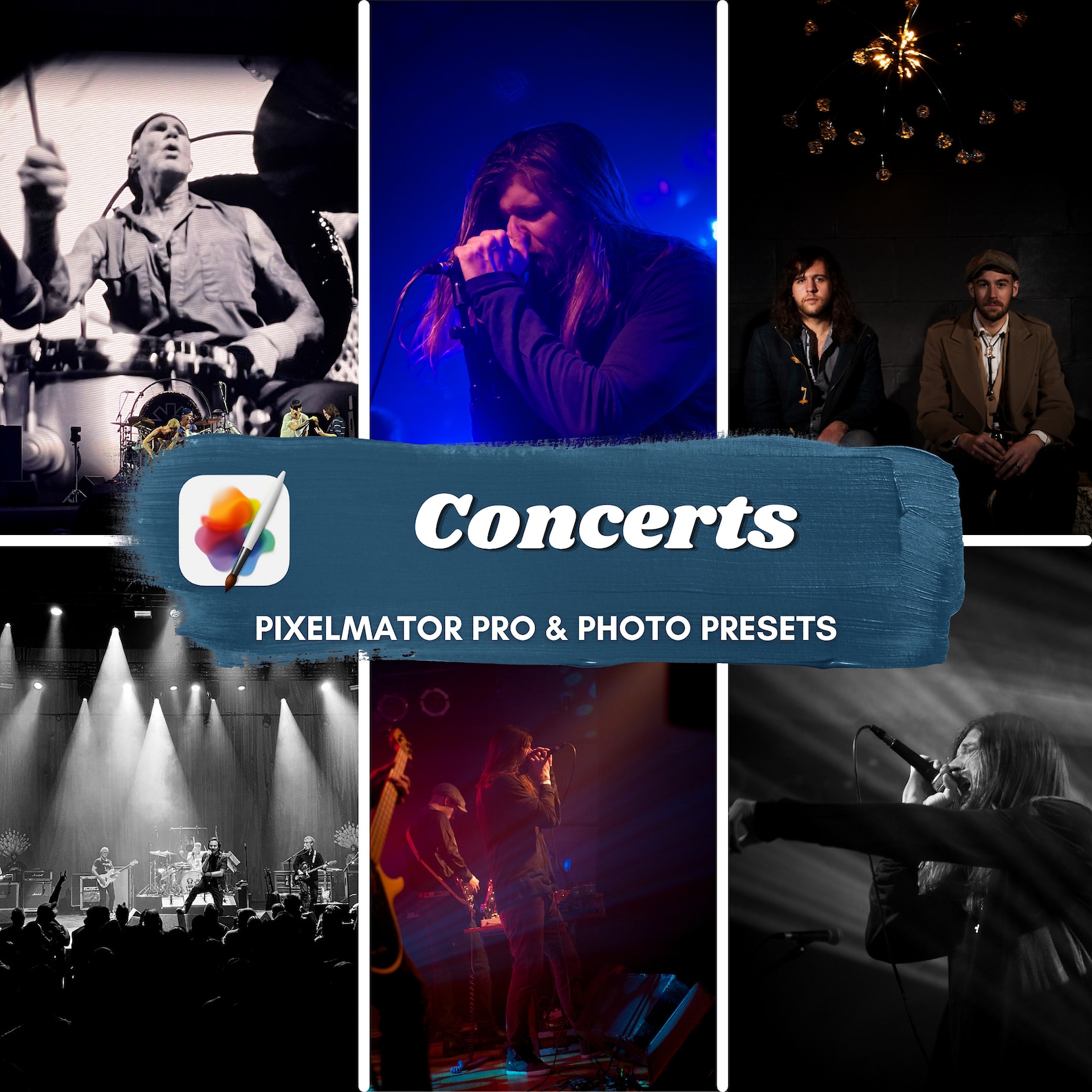 Pixelmator Pro & Photomator Concert Photography Presets (adjustments ...