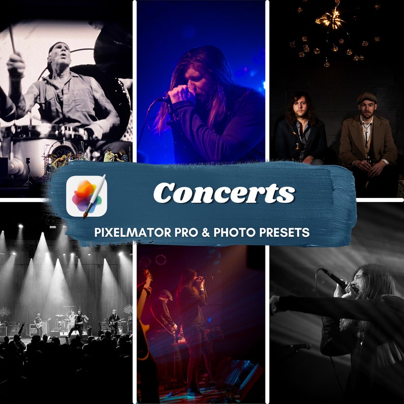 Pixelmator Pro & Photomator Concert Photography Presets (adjustments ...
