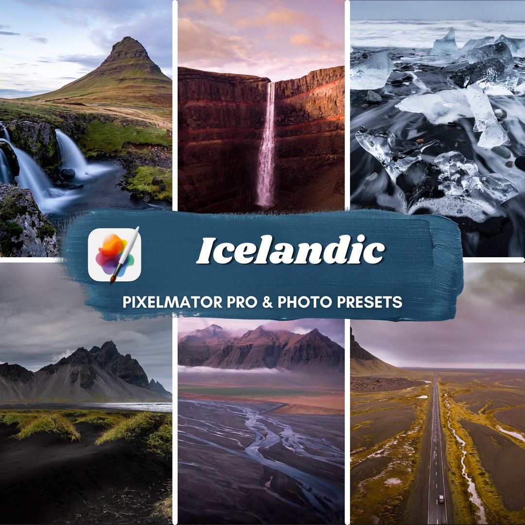 Icelandic Pixelmator Pro and Photomator Presets (adjustments) - Outdoor ...