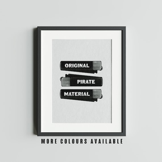 The Streets Original Pirate Material Art Print Unframed - Etsy