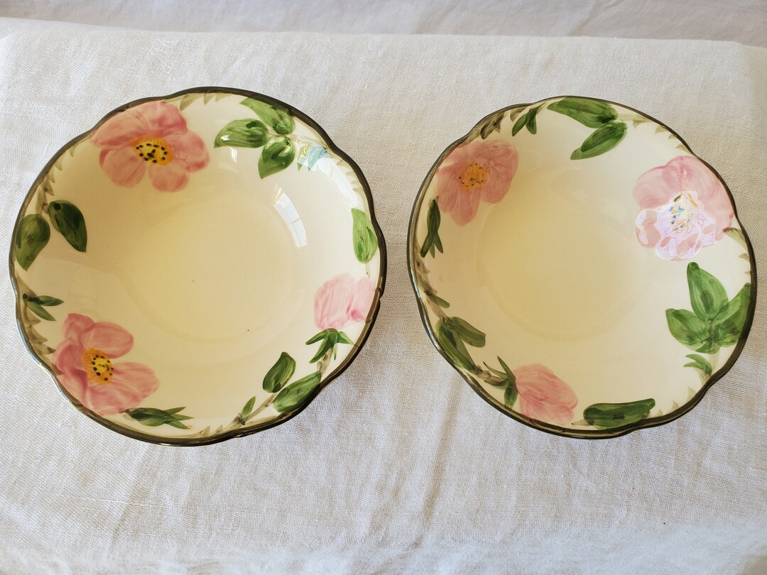 Franciscan Ware Desert Rose Dessert Bowls Set of 2 - Etsy