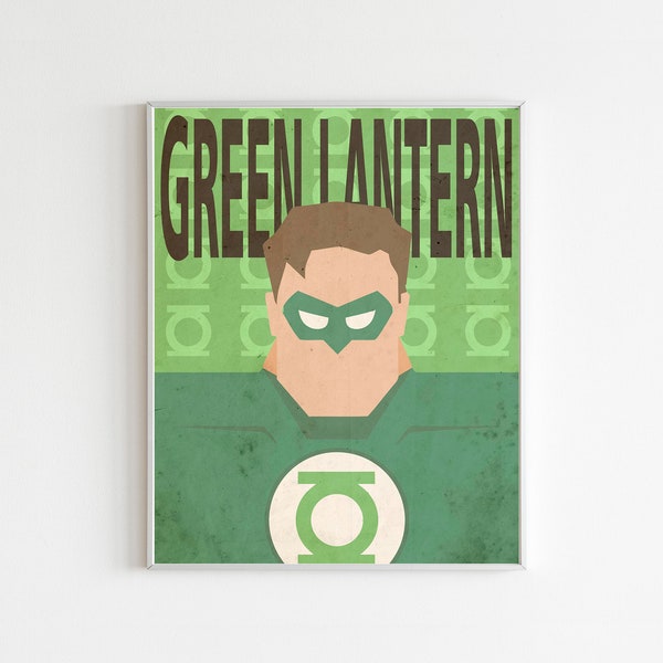Green Lantern Poster - Etsy