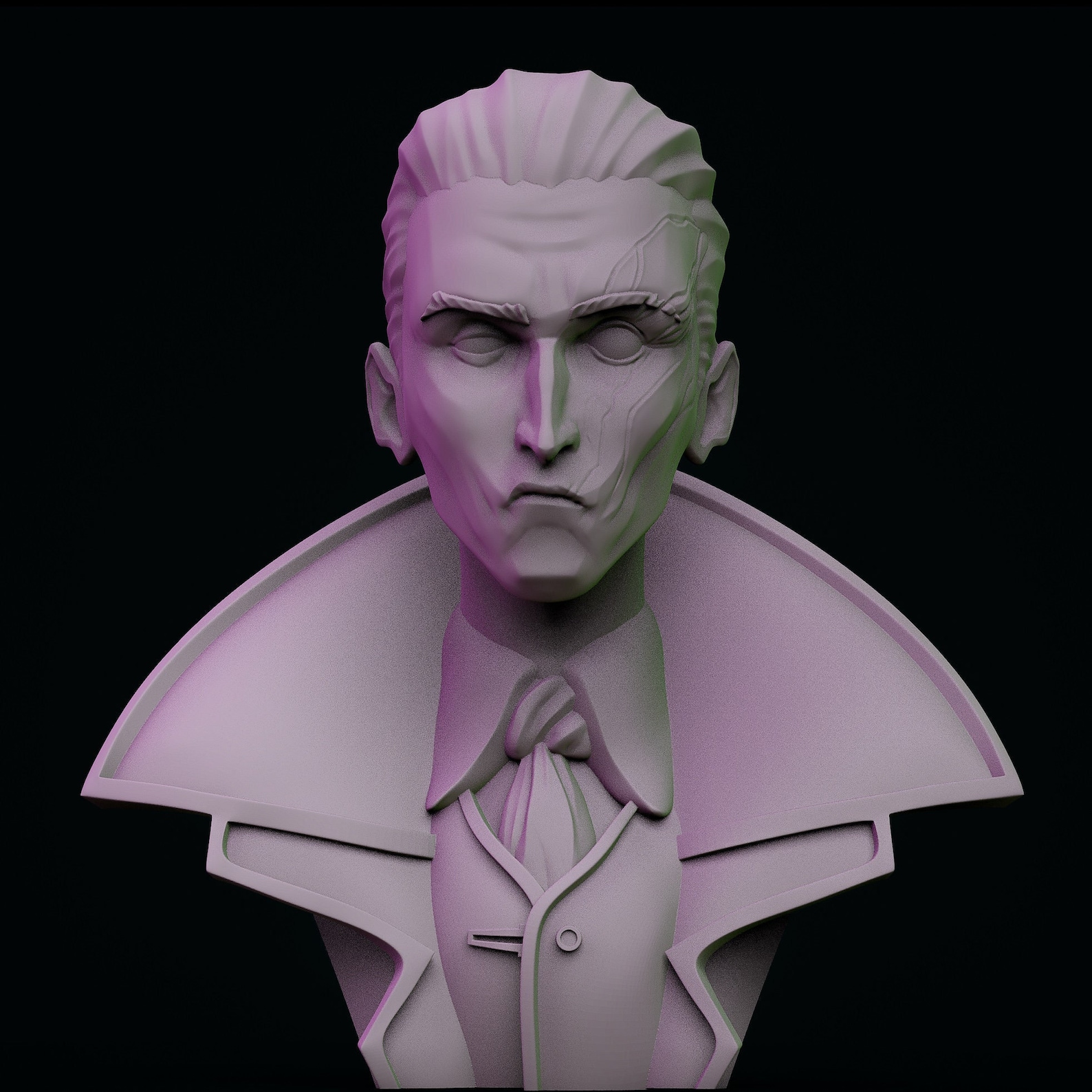 Silco Figure Arcane Netflix show, league of legends fan art - Etsy España