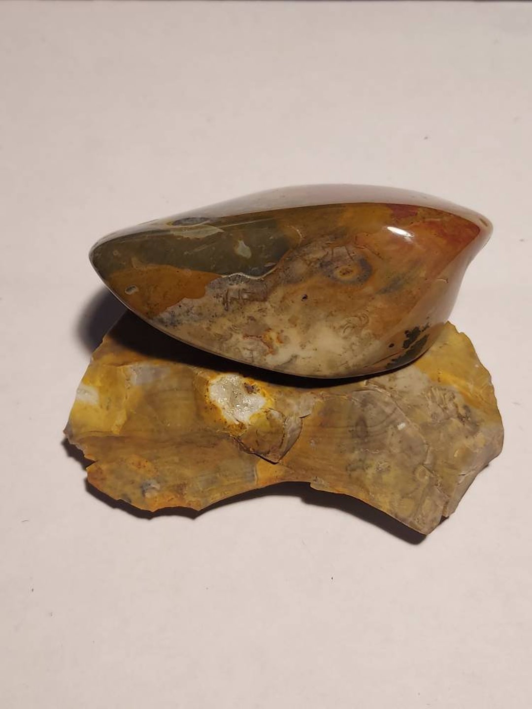 Ohio Rainbow Flint Raw Flint Geode Chakra Meditation Unique Gift Red ...