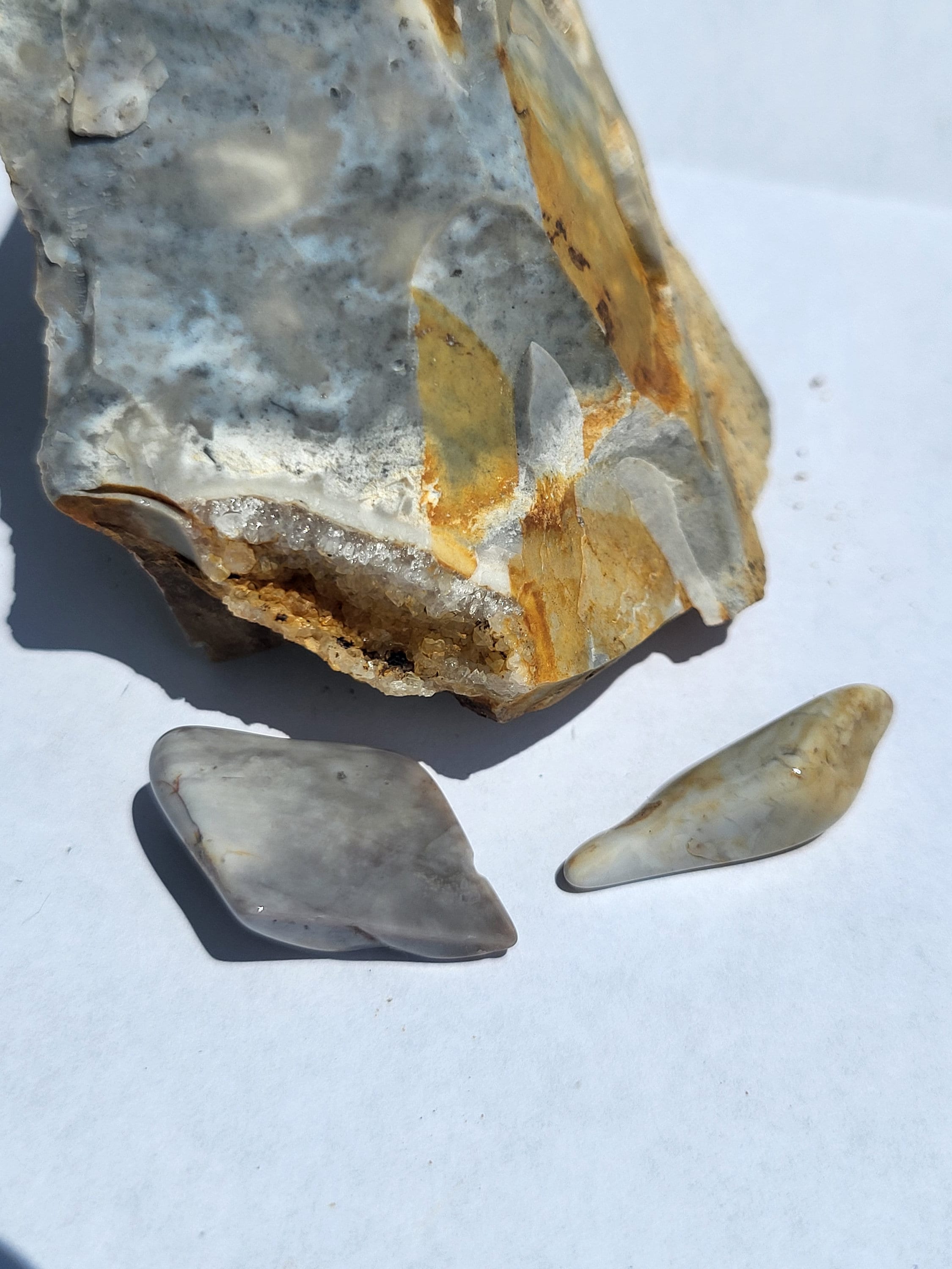 Ohio Rainbow Flint Chert Chakra Fairy Garden Raw Flint Polished Flint ...