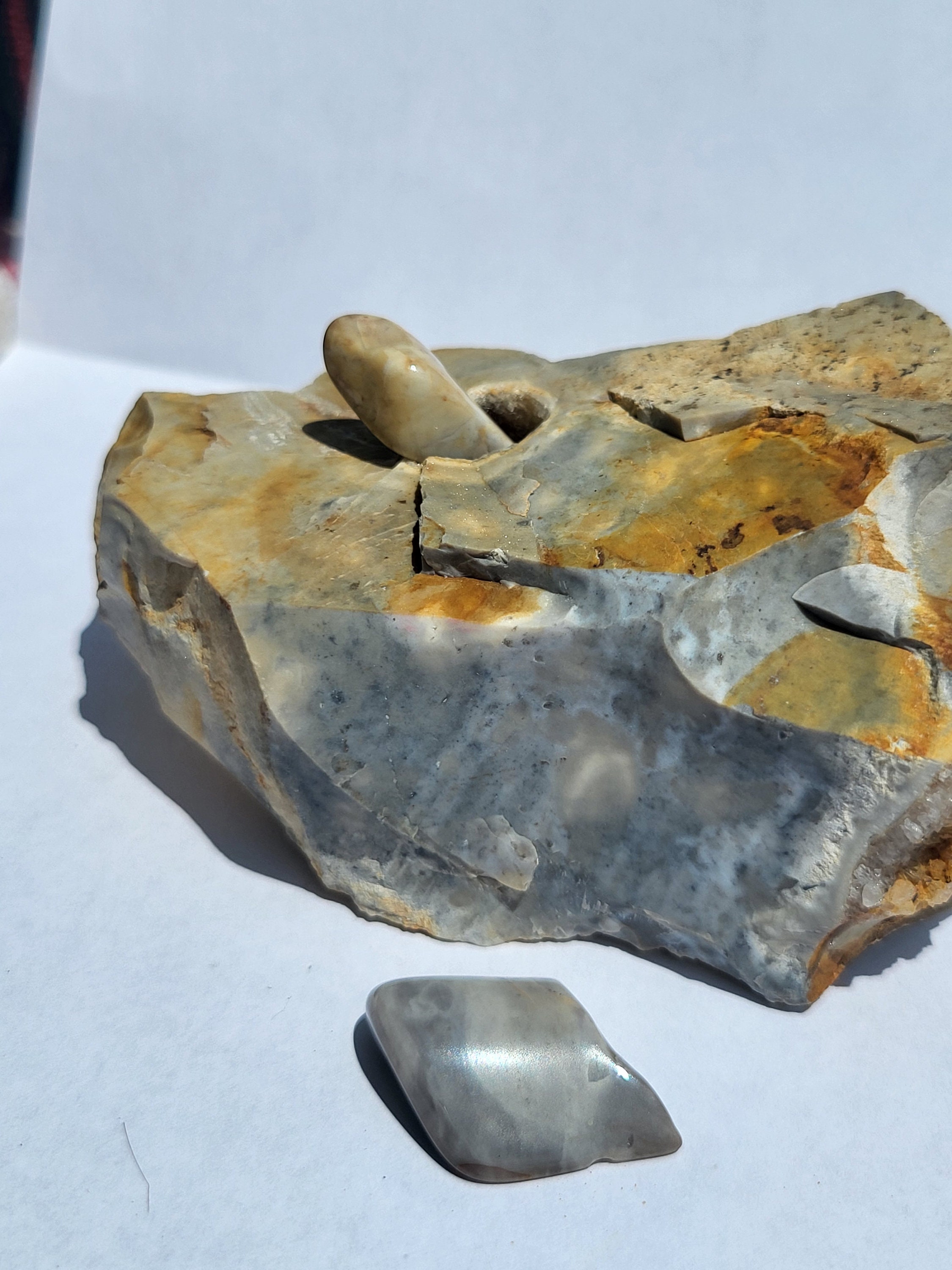 Ohio Rainbow Flint Chert Chakra Fairy Garden Raw Flint Polished Flint ...