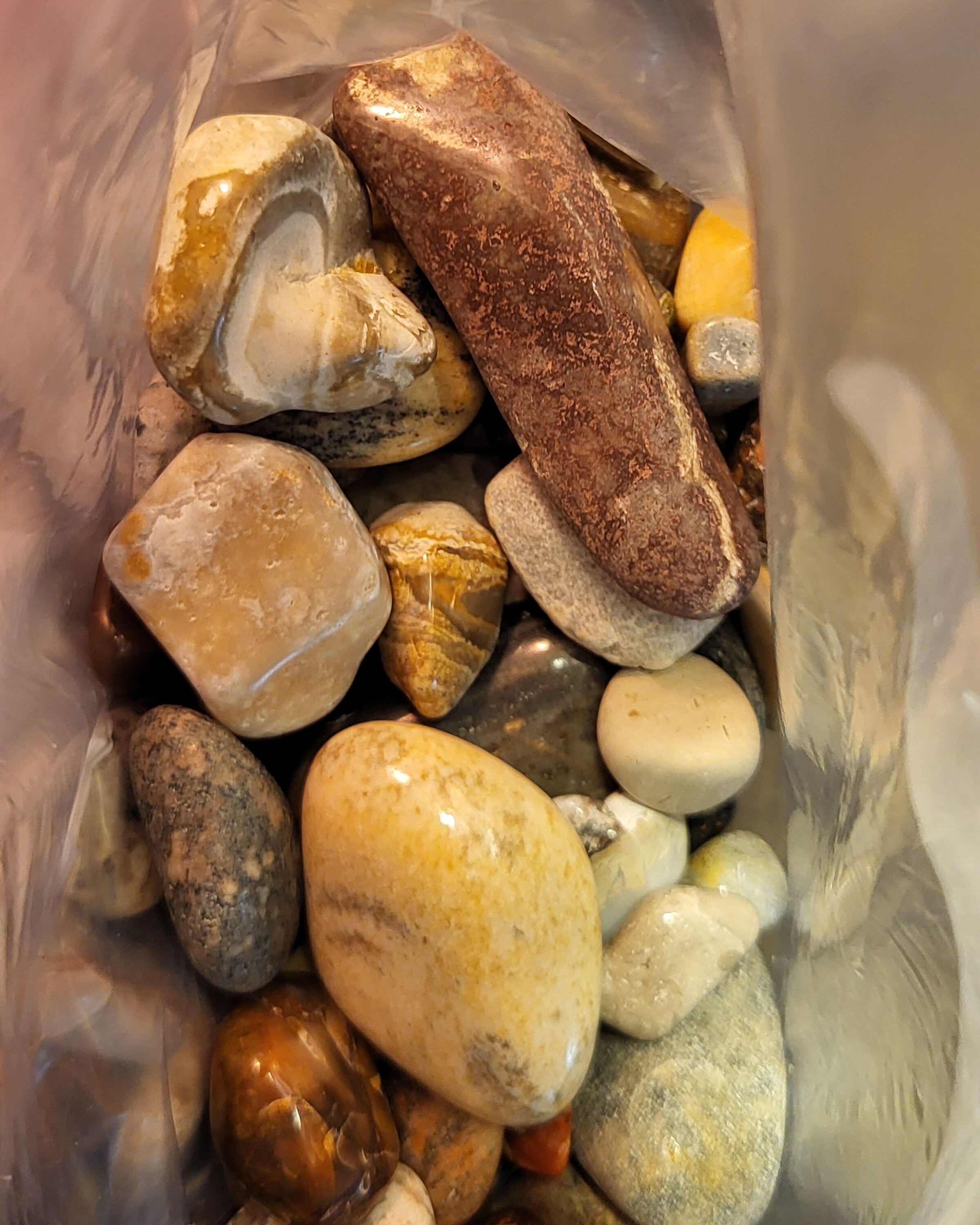 Random Selection, One Pound Polished Lake Superior Stones One Lake ...