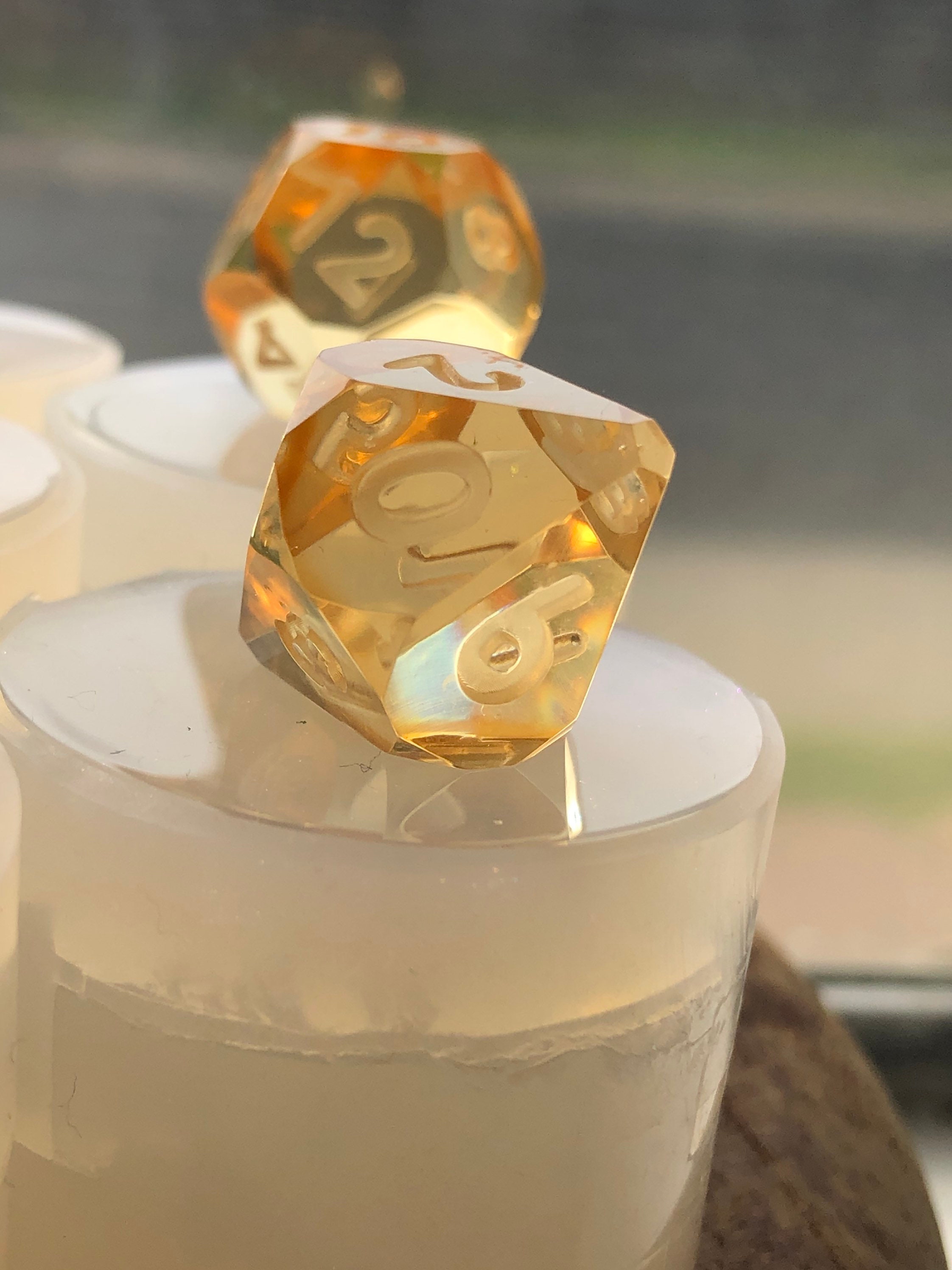 INDIVIDUAL/REPLACEMENT 20mm Dice Molds Beveled (blank /numbered) [made ...