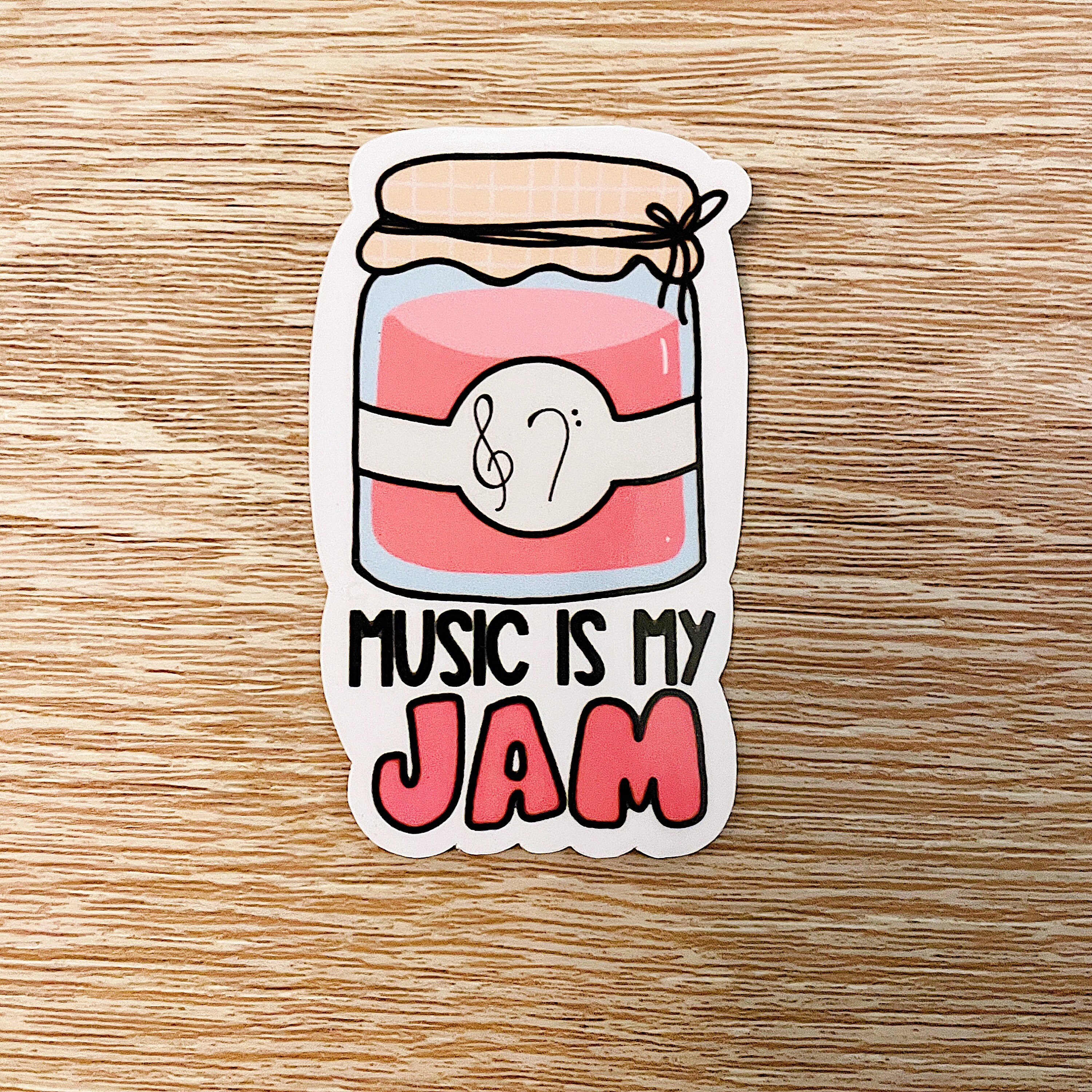 Music is My Jam Sticker | Sticker for Music Teacher | Music Teacher - Etsy