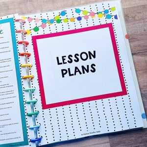 Festive Music Teacher Organizer and Planner - Etsy