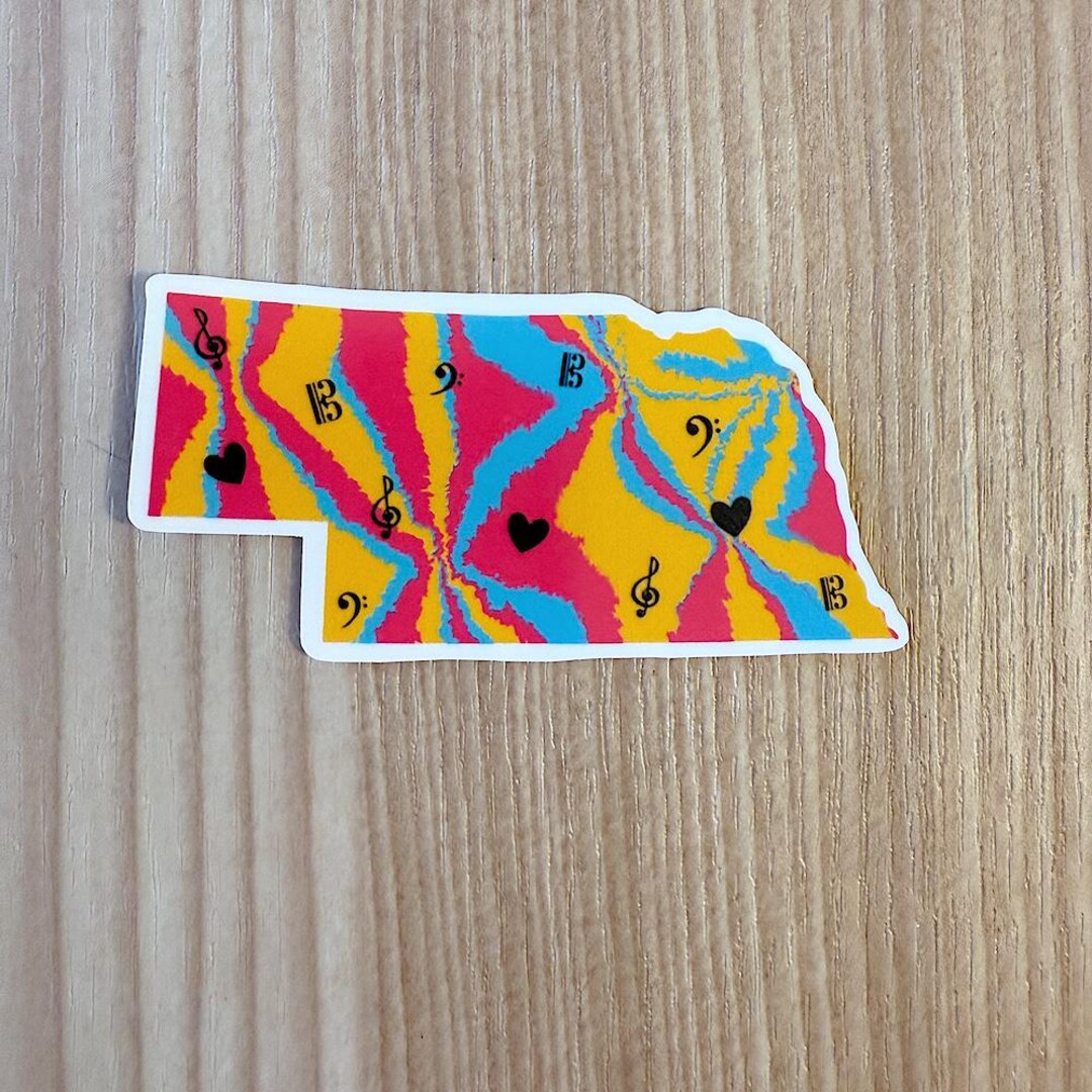 Nebraska Music Sticker, Musicians, Music Teacher, Band, Choir ...