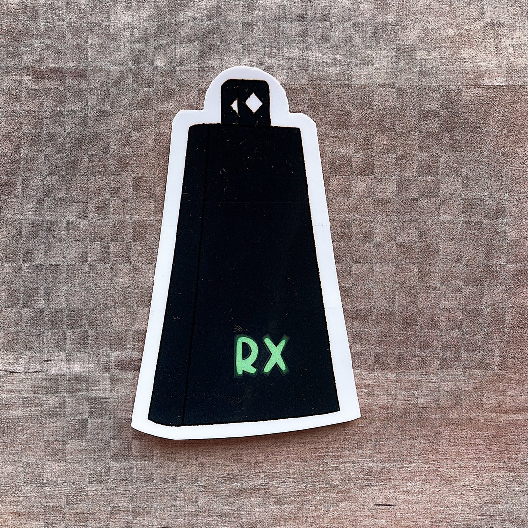 More Cowbell Sticker Cowbell Prescription Sticker Music - Etsy